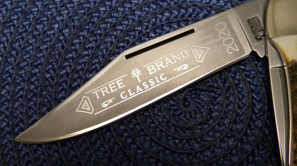 Boker Solingen Germany Tree Brand Classic 2020 Stag Folding Hunter ...