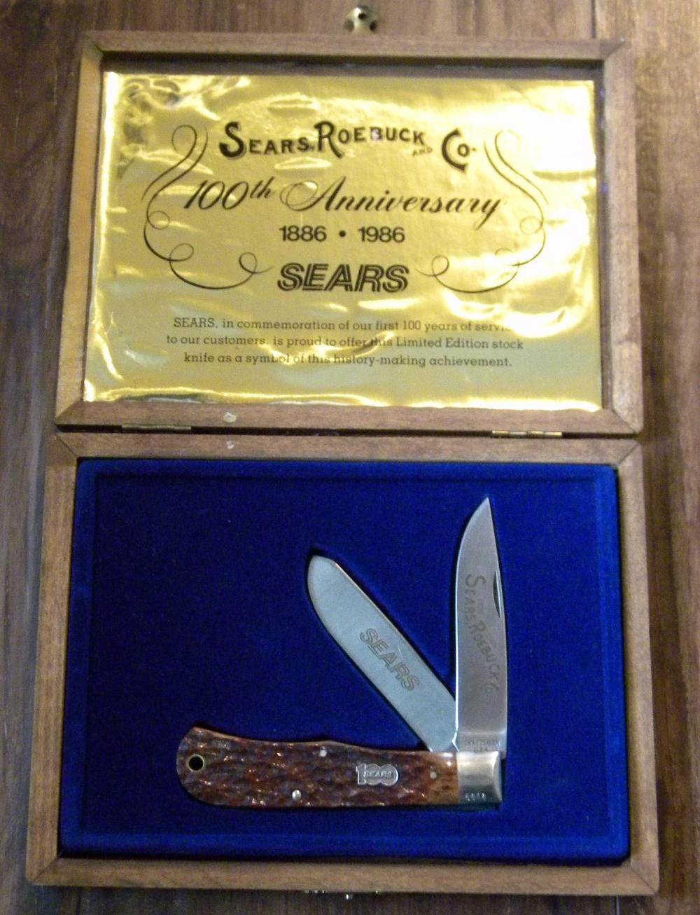 Craftsman USA (Camillus) Bone 95113 Sears 100th Anniversary 1886-1986 ...