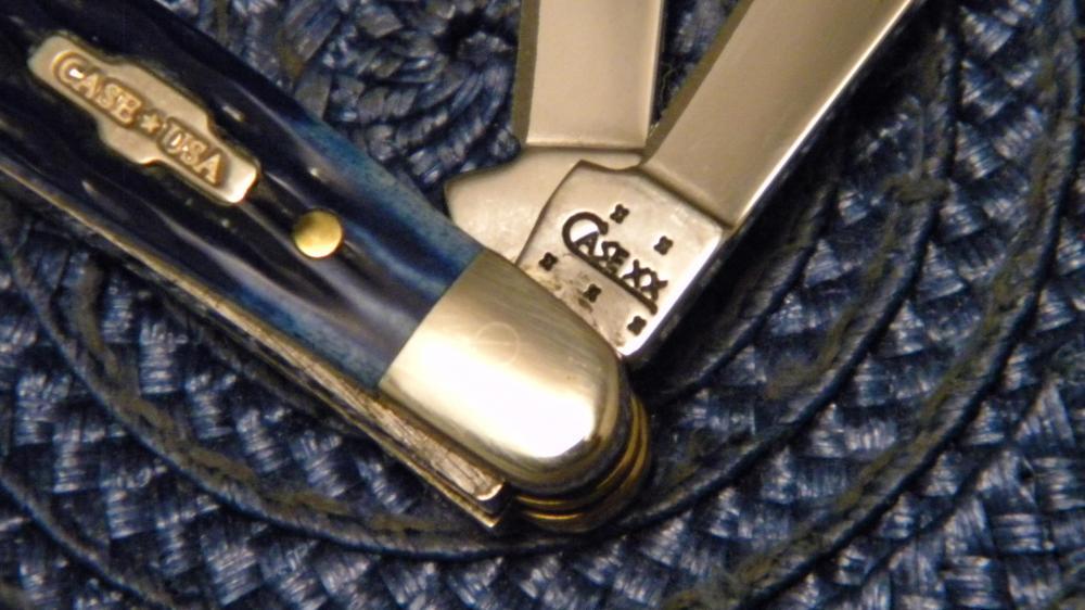 Case XX USA 2005 Blue Bone 6327 SS Stockman Knife in Box