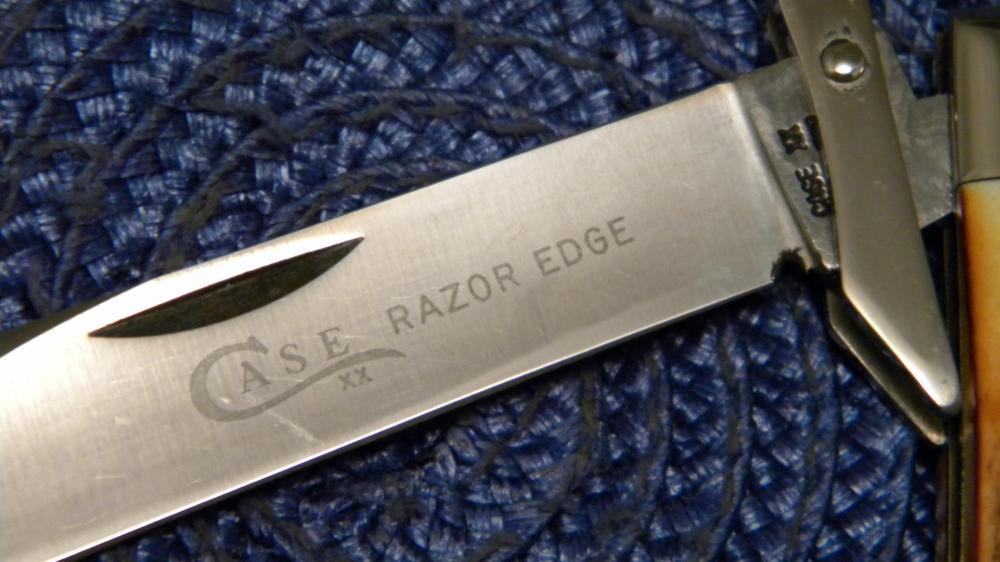 Case XX Stainless USA 4 Dot (1976) Stag 5111 1/2 L SSP Razor Edge Swing ...