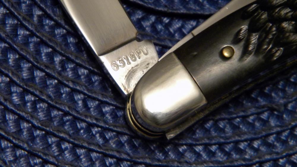 Case XX USA 9 Dot (1981) Bone 6318 PU Punch Blade Stockman Knife