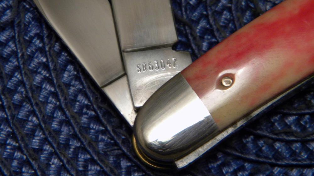 Case XX USA 1 Dot (1979) Smooth Red Bone SR63047 Stockman Knife
