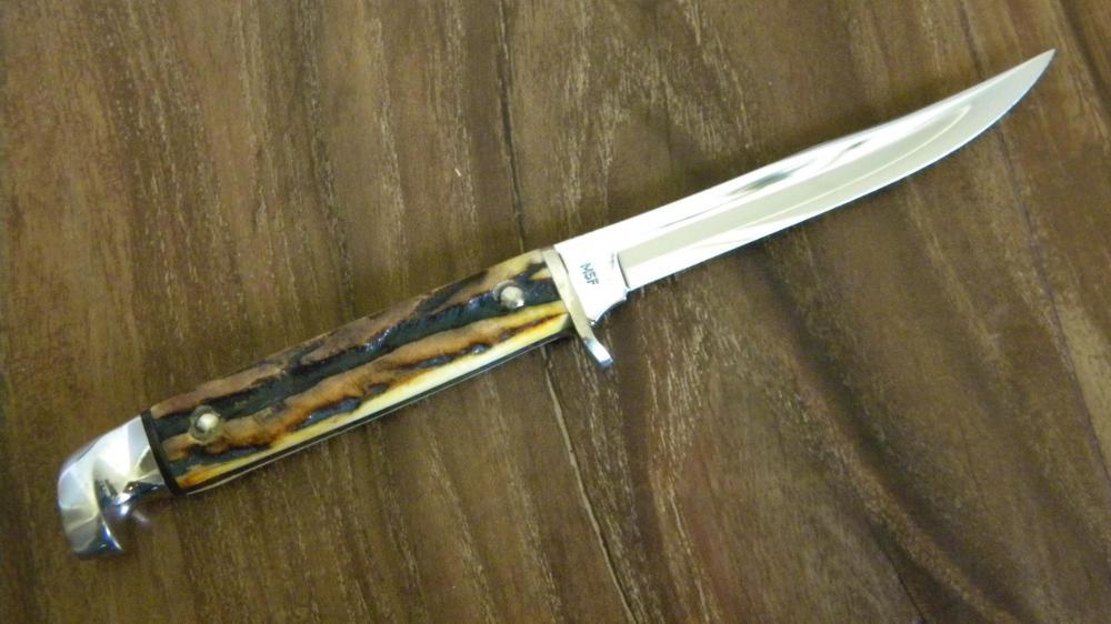 Case XX USA 1965-69 Stag M5F Fixed Blade Sheath Knife