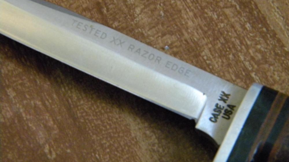 Case XX USA 1965-69 Stacked Leather M3F Tested XX Razor Edge Fixed ...