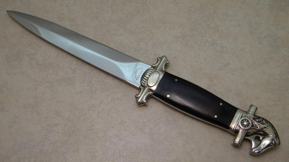 Will & Finck S.F. CAL Stainless Steel Japan Wood Horse Head Pommel ...