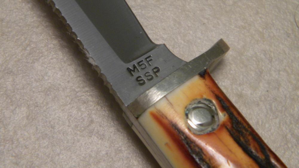 Case XX USA 1 Dot (1979) Bradford Centennial Stag M5F SSP Fixed Blade ...