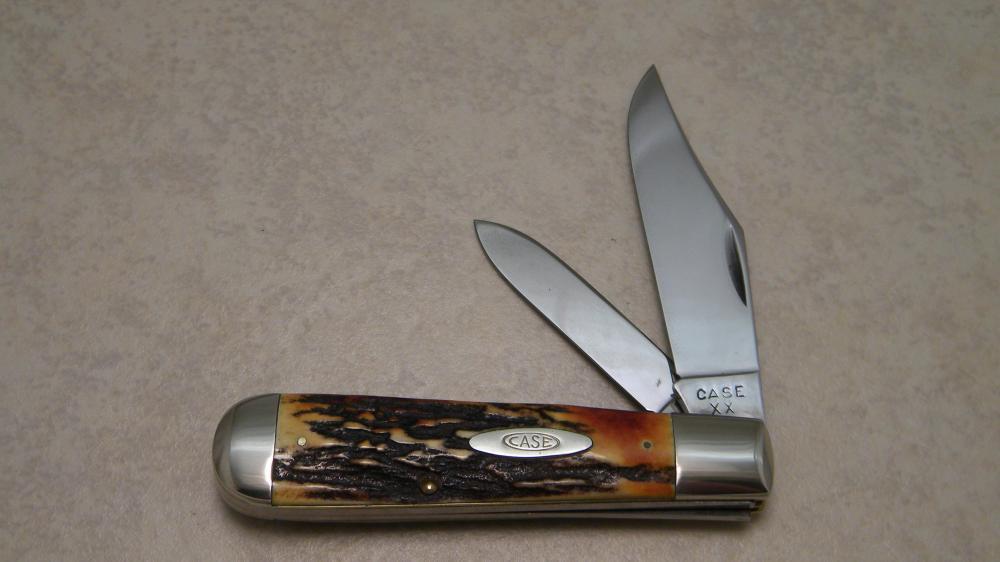 Case XX 1940-64 Stag 5299 1/2 A Blade Large Jack Knife