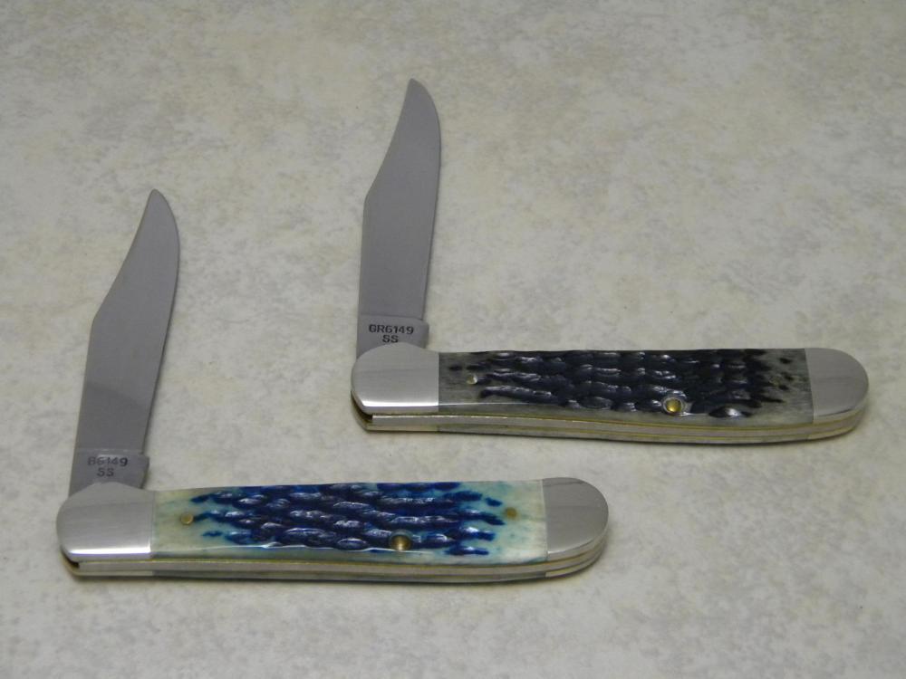 Case XX USA 1987 Bone 6149 Copperhead Civil War Commemorative Knife Set ...