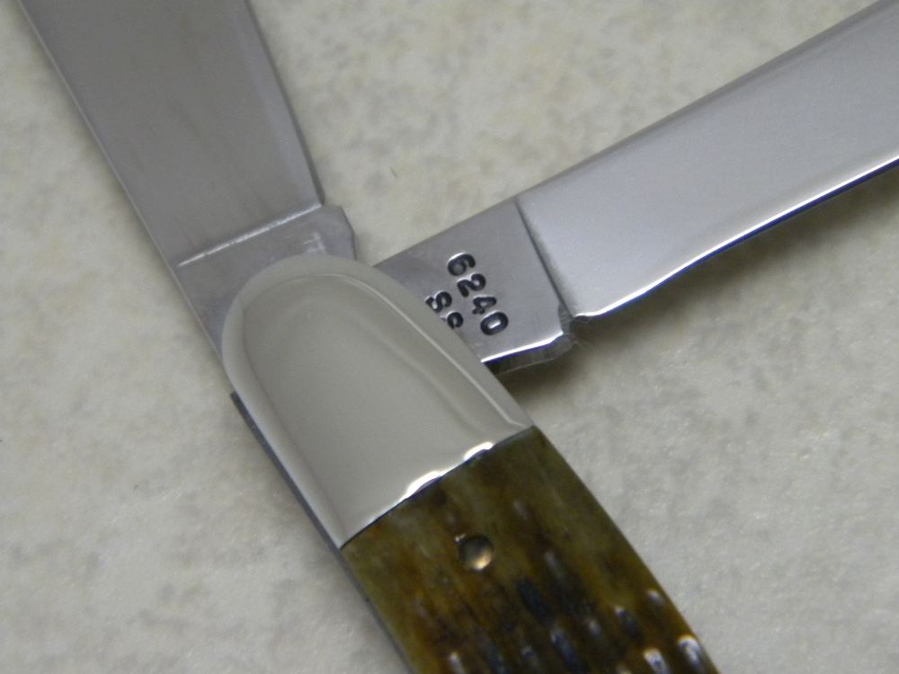 Case XX USA 4 Dot (1996) Green Corn Cob Jigged Bone 6240 SS Limited ...