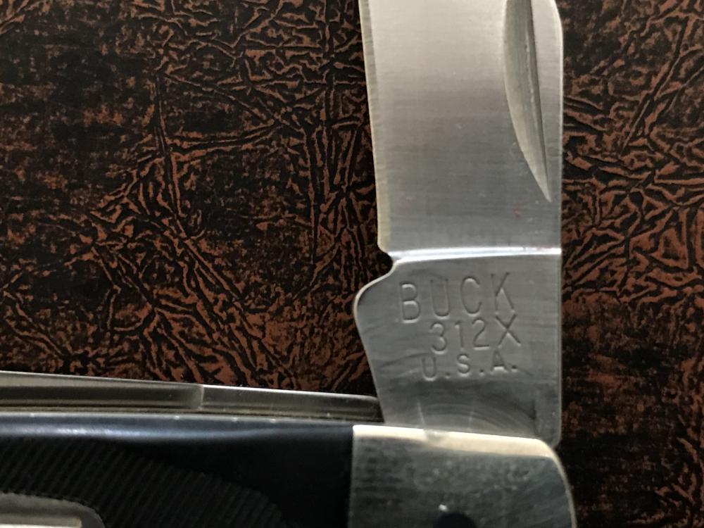 BUCK USA 312X trapper (made in 1990)