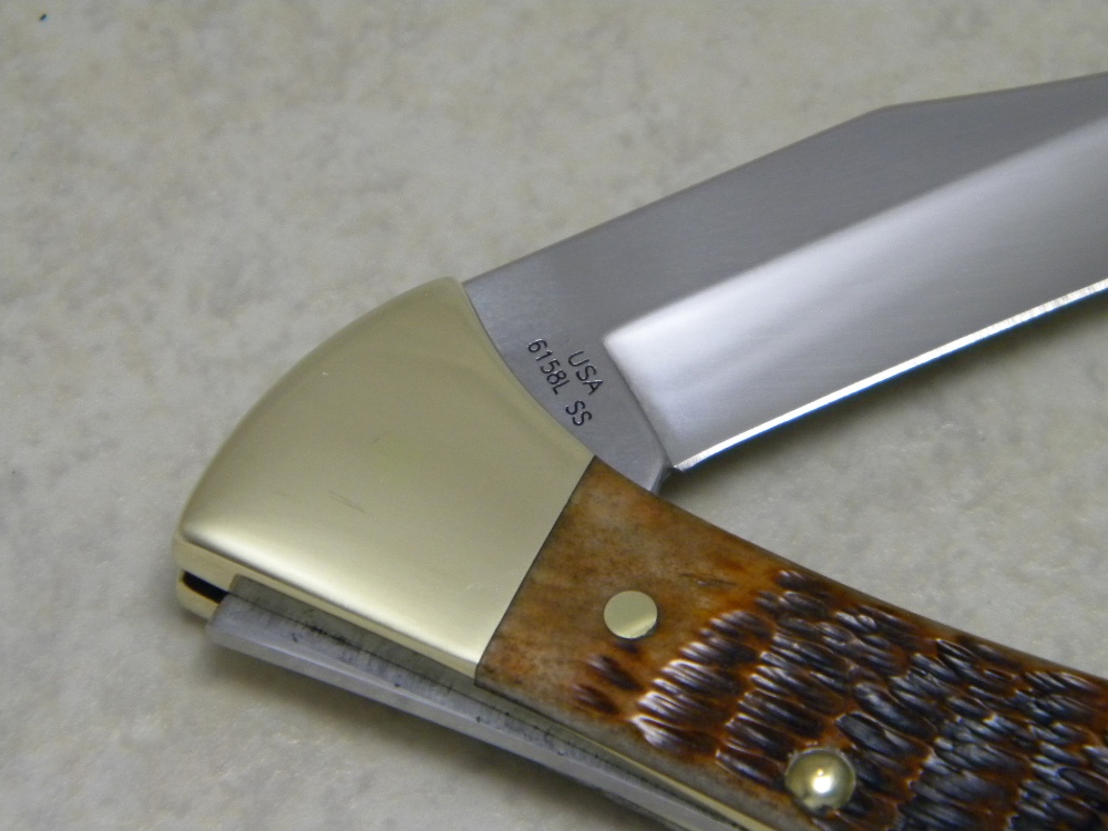 Case XX USA 2011 Bone 6158L SS Ducks Unlimited Lockback Knife & Pouch ...
