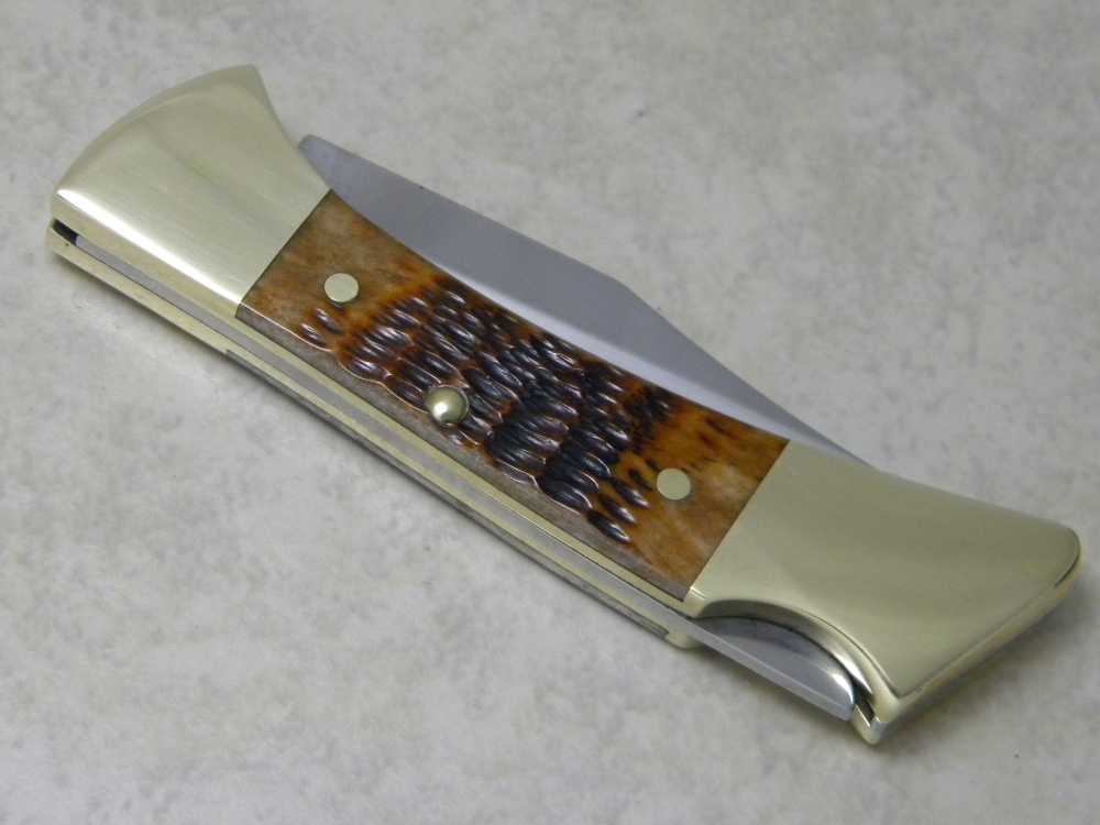 Case XX USA 2011 Bone 6158L SS Ducks Unlimited Lockback Knife & Pouch ...
