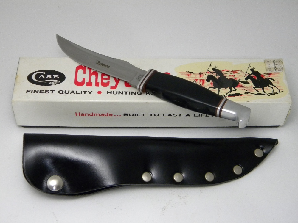 Case XX Stainless USA 1965-69 Black Composition #400 Cheyenne Fixed ...
