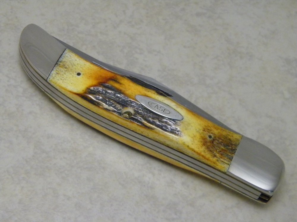 Case XX Stainless USA 3 Dot (1977) Stag 5265 SAB SSP Blue Scroll ...