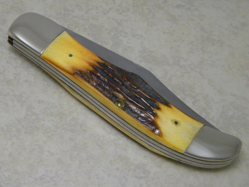 Case XX Stainless USA 3 Dot (1977) Stag 5265 SAB SSP Blue Scroll ...