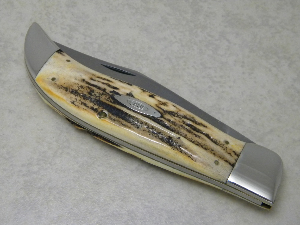 Case XX USA 4 Dot (1976) Stag 5172 SSP Razor Edge Clasp Knife
