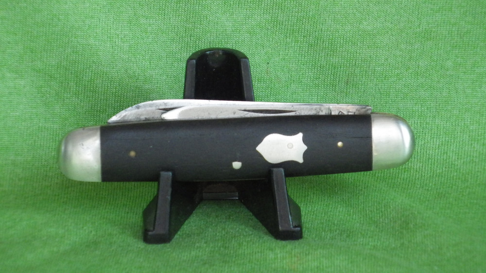 E.C. Simmons Keen Kutter Small Jack knife Ebony Handles Federal Shield