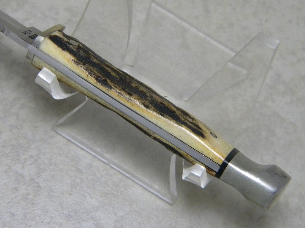 Case XX USA 2 Dot (1978) Stag M5F Red Etch Fixed Blade Sheath Knife