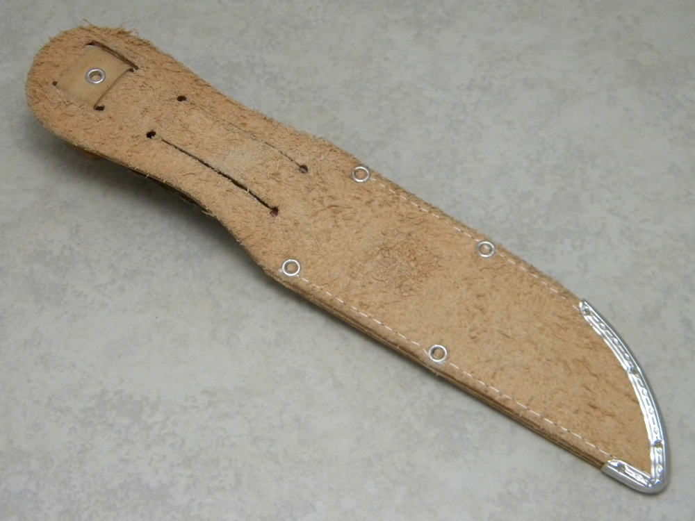 Compass Solingen Germany #846 Stag Fixed Blade Sheath Knife