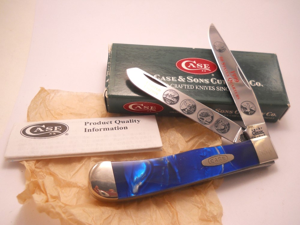 Case 50 States Quarters Knife Trapper 3254 CV