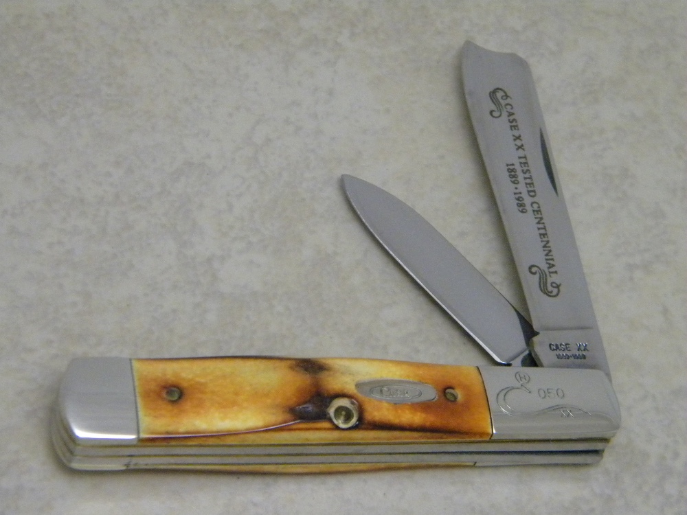 Case XX USA Stag 52005 SS "Case XX Tested Centennial 1889-1989" Razor ...