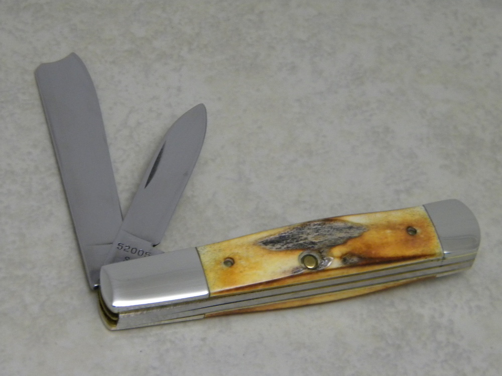 Case XX USA Stag 52005 SS "Case XX Tested Centennial 1889-1989" Razor ...