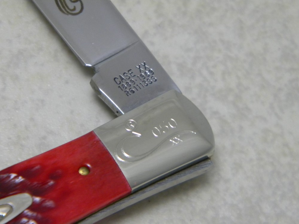 Case XX USA Tested Centennial 1889-1989 Serial #050 Red Bone R61113 ...