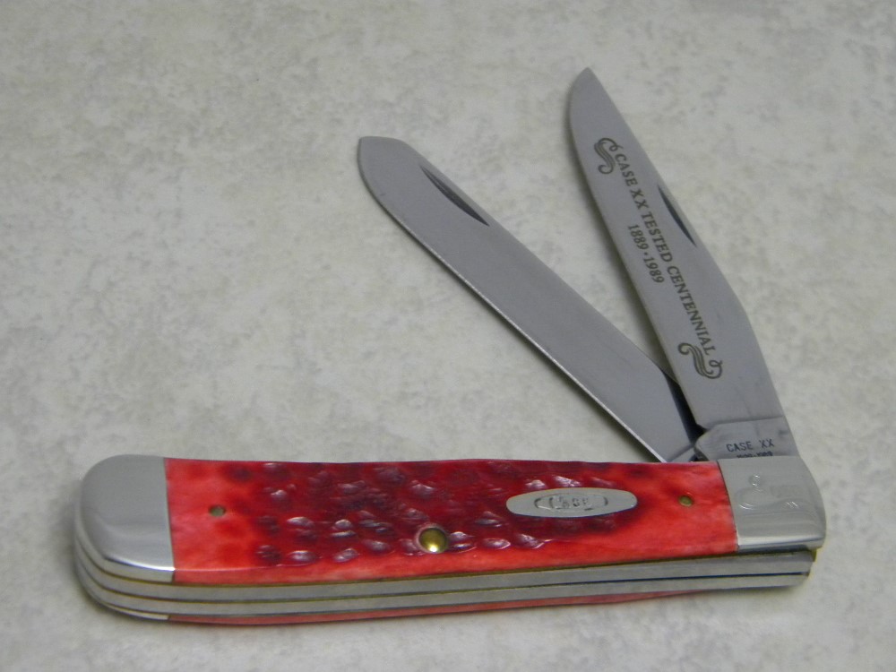 Case XX USA Tested Centennial 1889-1989 Serial #050 Red Bone R6254 SS ...