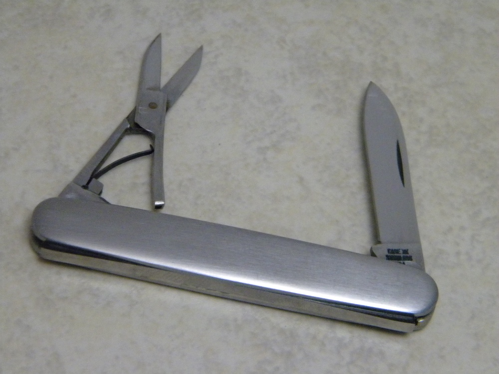 Case XX Stainless USA 1970's Metal M279SC Scissors Pen Knife
