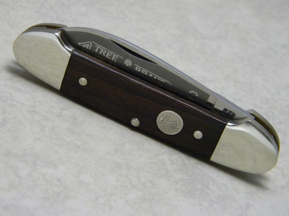Boker Solingen Germany Tree Brand Classic Wood 200 Canoe Knife c.1978-1984