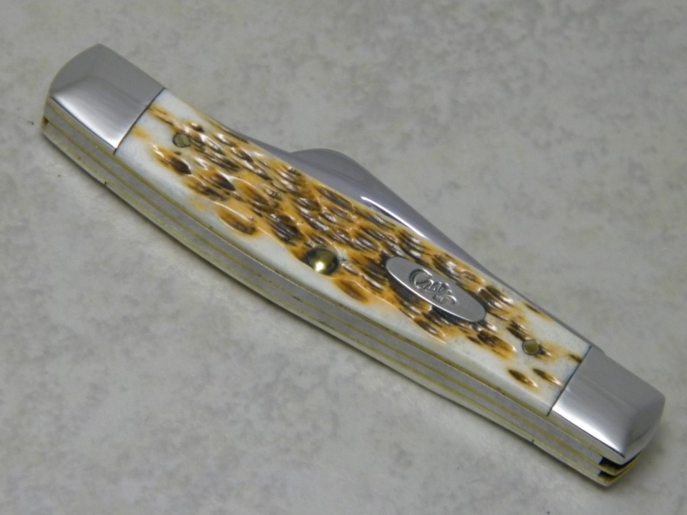 Case XX USA 2007 Amber 63032 CV Stockman Knife in Box