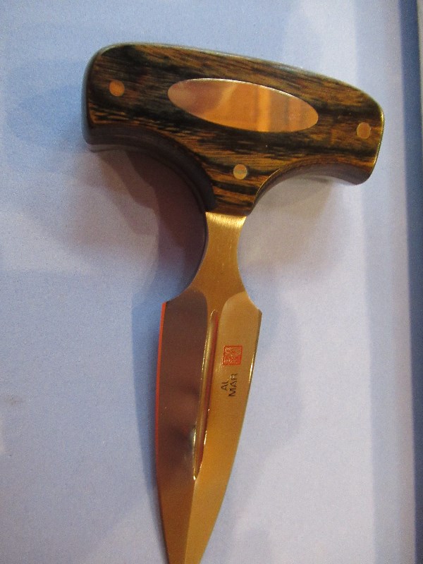 AL-Mar Push Dagger Early 80's Model 8506 Snubby