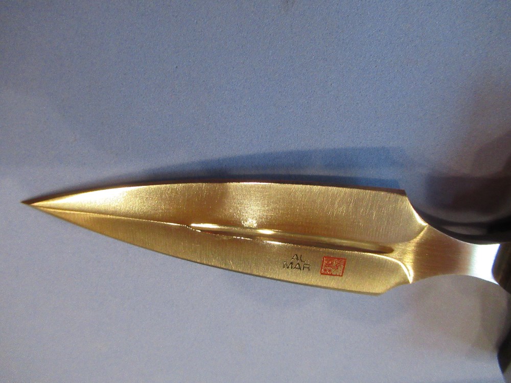 AL-Mar Push Dagger Early 80's Model 8506 Snubby