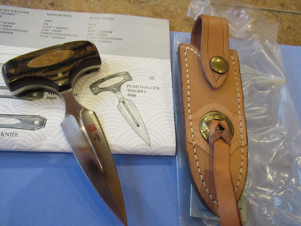 AL-Mar Push Dagger Early 80's Model 8506 Snubby
