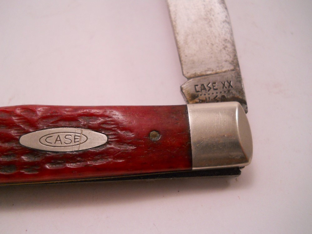 Case 6154 Trapper Knife 1980's Roger's Bone