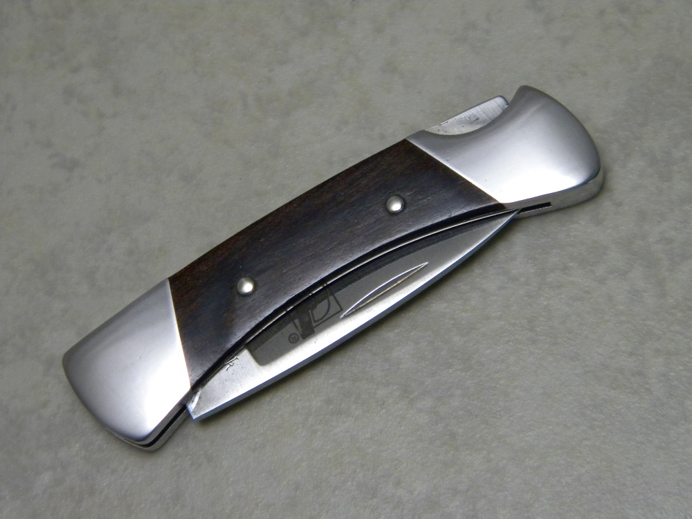 Buck USA Model # 505 Wood Knight Lockback Knife in Box Pre 1986 ...