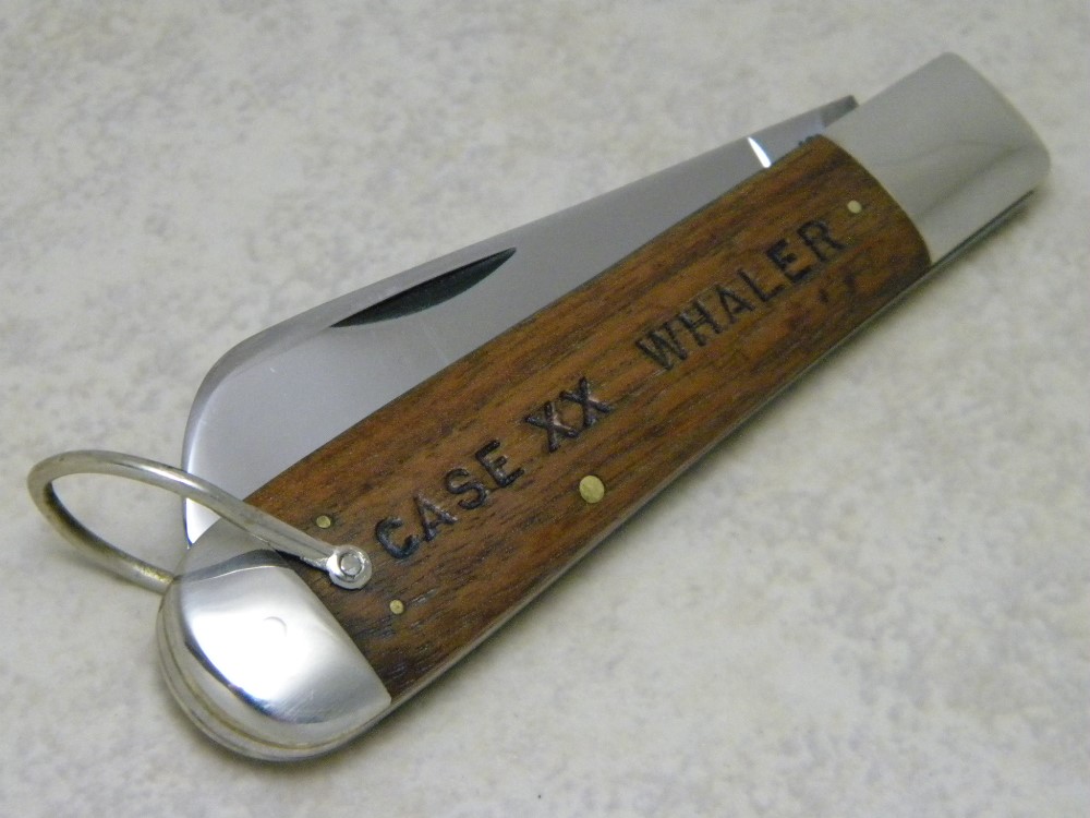 Case XX Stainless USA 3 Dot (1977) Wood 1199 SH R Case XX Whaler Knife