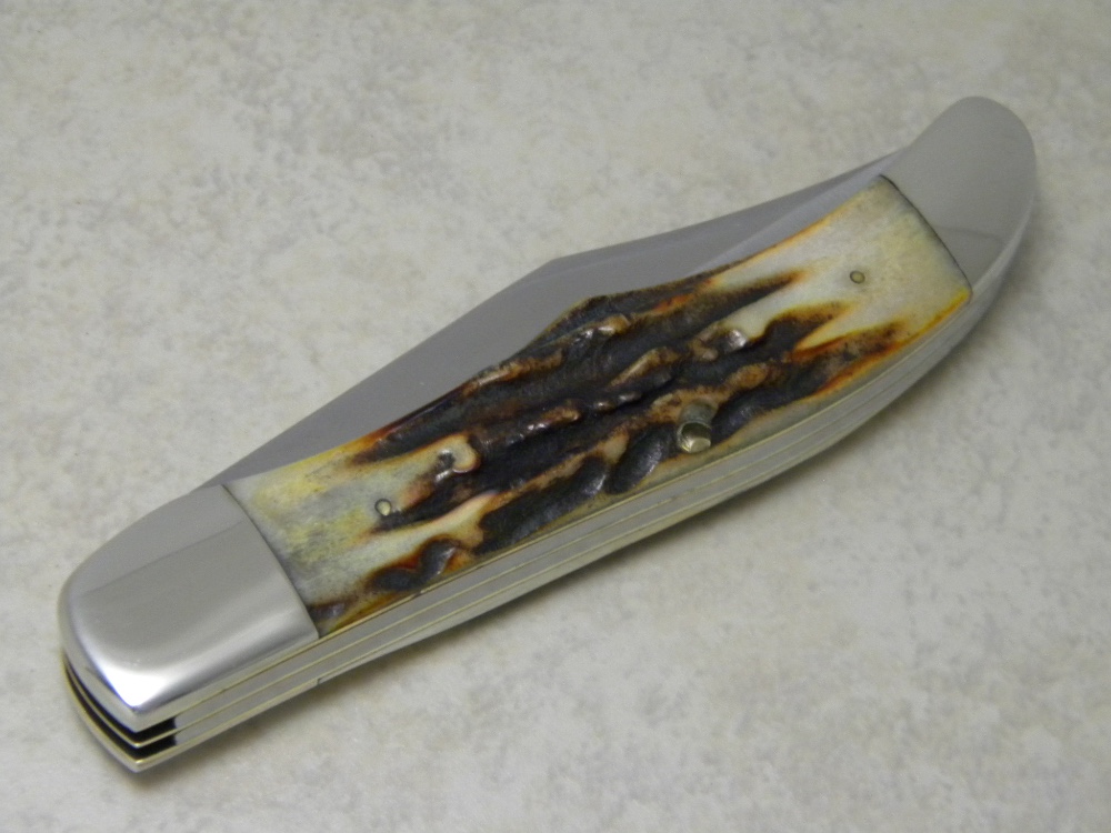 Case XX Stainless USA 3 Dot (1977) Stag 5265 SAB SSP Blue Scroll ...