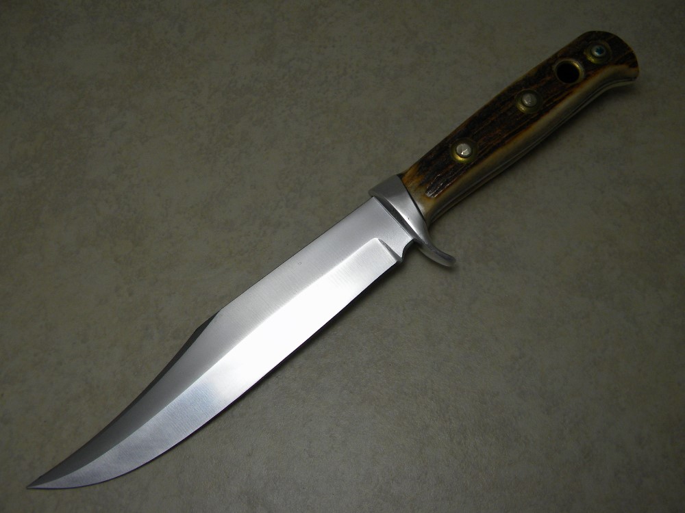 Puma Germany Stag 6396 Original Puma Bowie Sheath Knife c.1970 - NIB