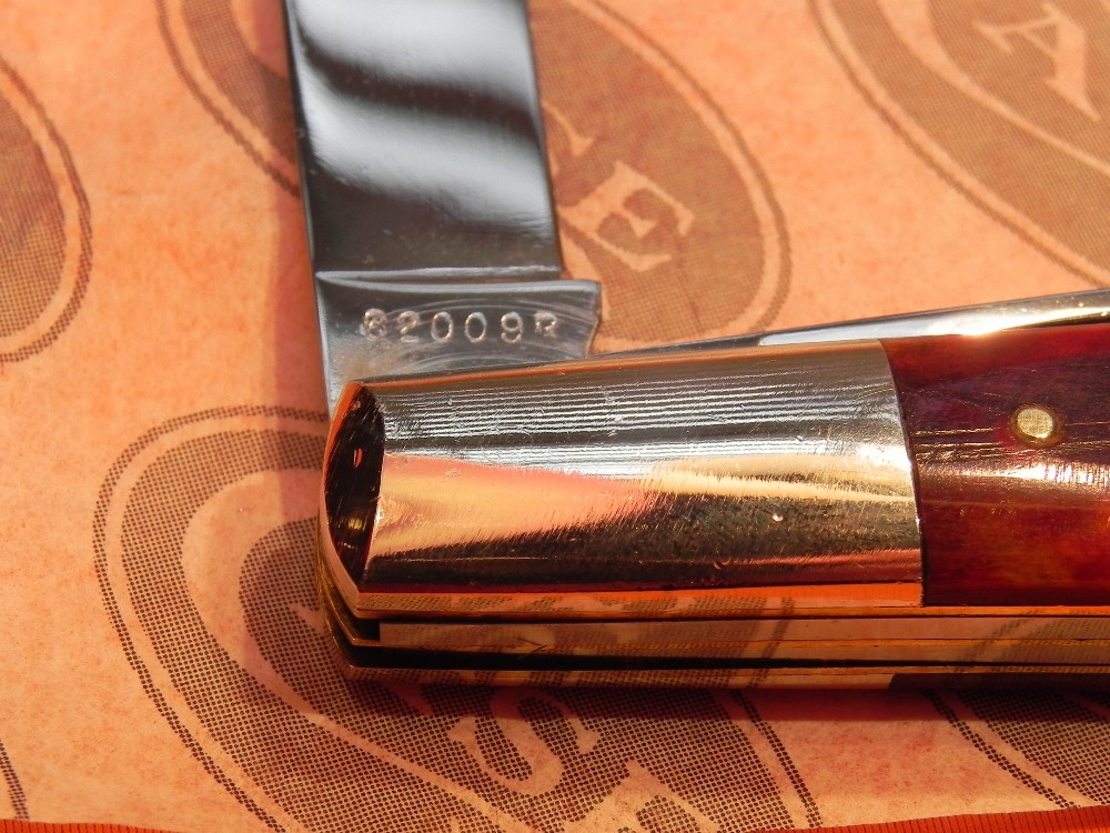 1965-69 Case xx One Arm Razor Barlow MDL 62009R Pocket Knife w ...