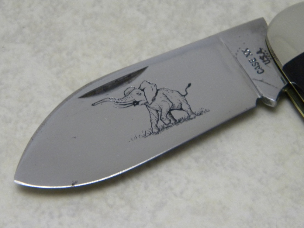 Case XX USA 4 Dot (1976) Wood 6250 Elephant Toe Knife