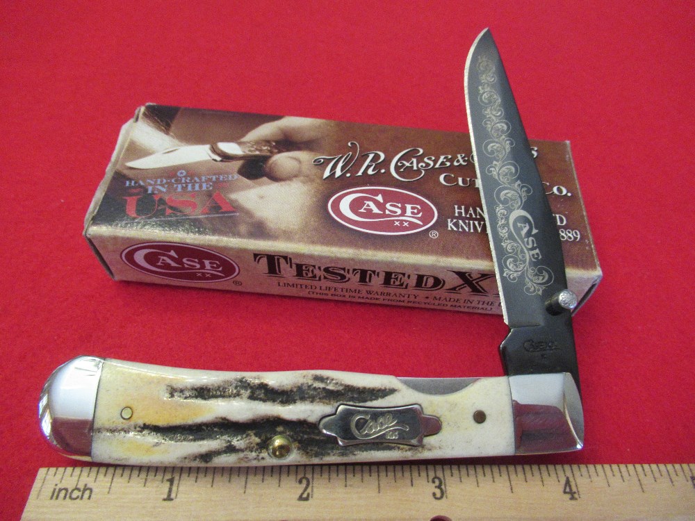 Case XX 2009 Vintage Stag Trapperlock Pattern # V5154L ss