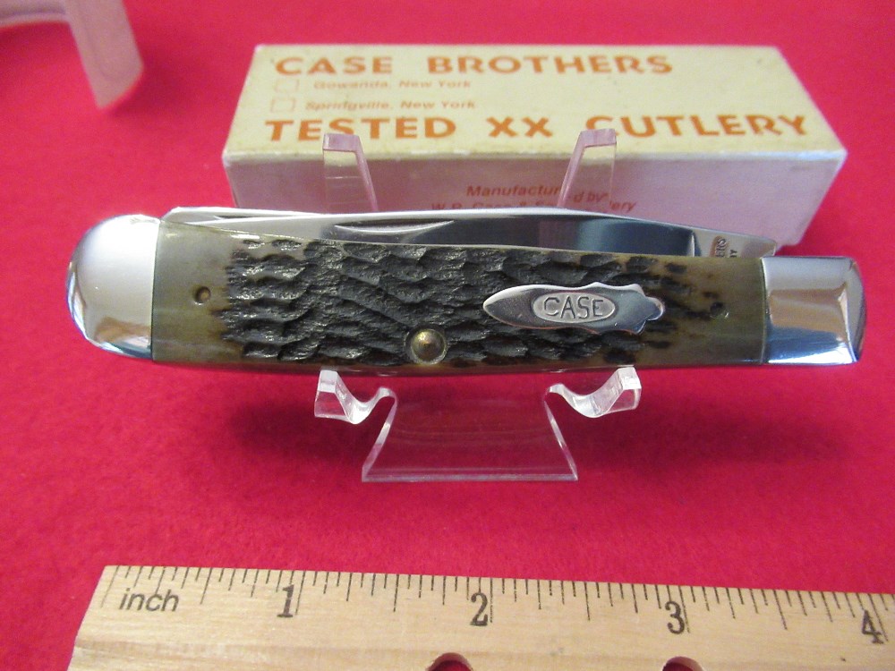 Case Classic ,Case Brothers Green Bone Trapper Pattern #6254 Gowanda ...