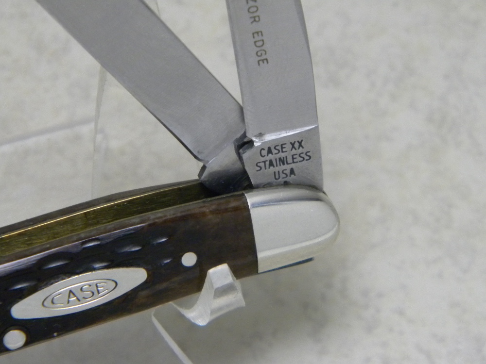 Case XX Stainless USA 1 Dot (1979) Bone 6318 HP SSP Tested XX Razor ...