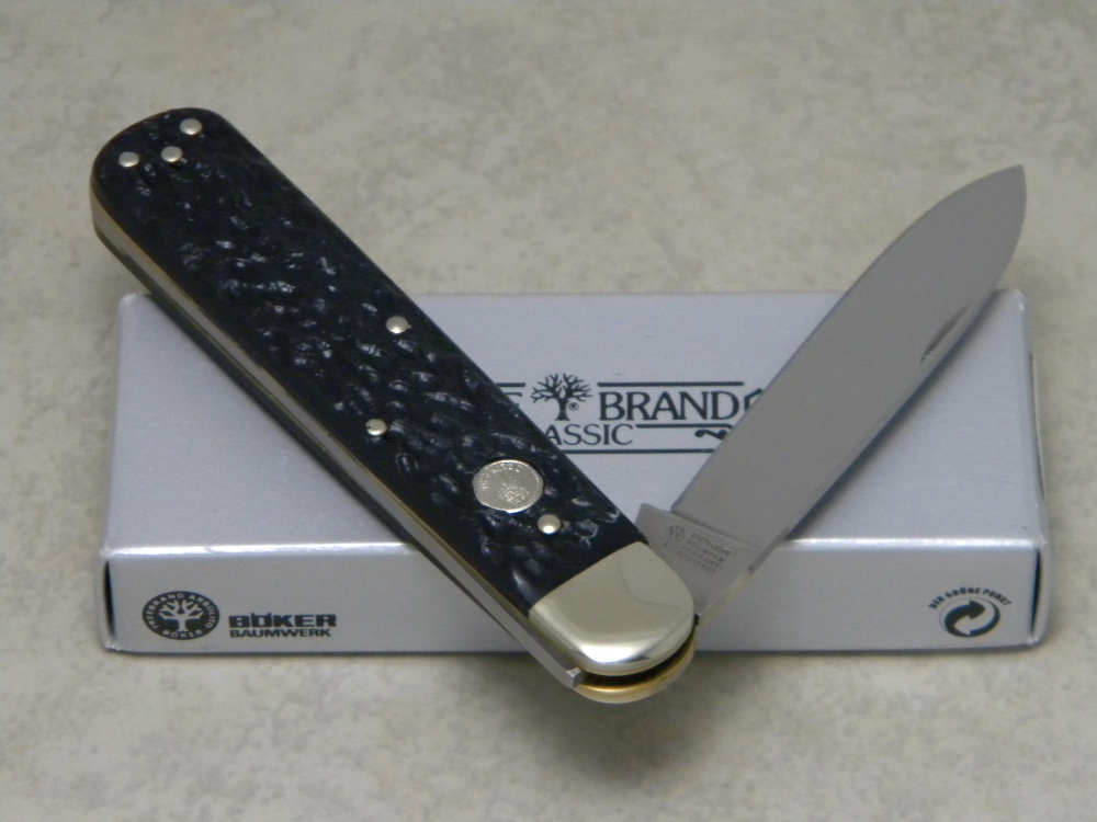 Boker Solingen Germany Rostrei Tree Brand Classic #30 Jigged Black 1 ...