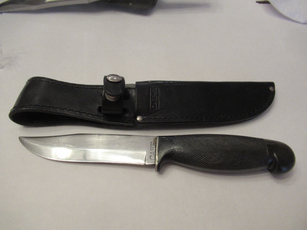 CASE XX Hard Rubber Handle Fixed Blade Model 209-5
