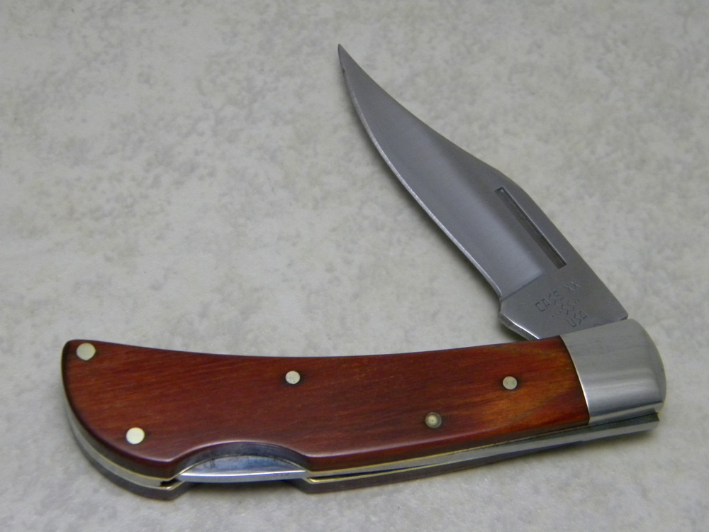 Case XX SS USA 5 Dot (1985) Pakawood P1051 1/2 LSSP Lockback Knife