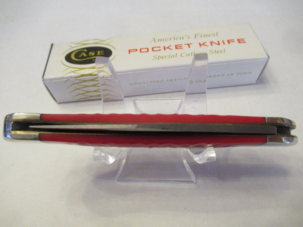 Case Sowbelly Red Delrin Pattern # TB 6139 SS