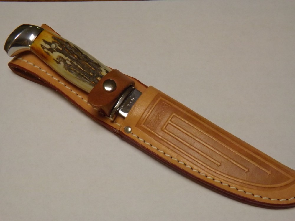 Case XX USA 523-5 Stag Fixed Blade