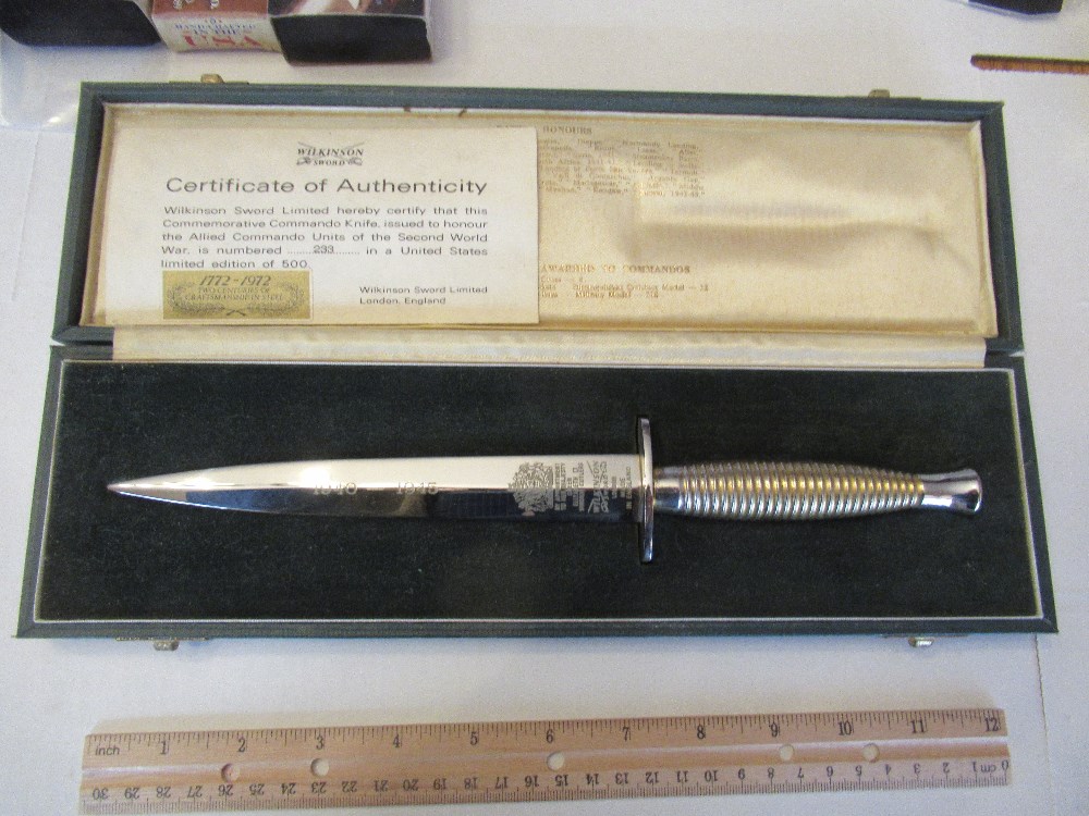 Wilkinson Sword Limited Edition Serial # 233 of 500 Commemorative ...